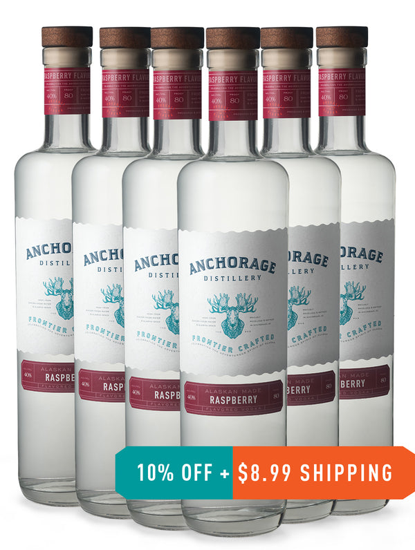 RASPBERRY FLAVORED VODKA 6-BOTTLE BUNDLE – Anchorage Distillery