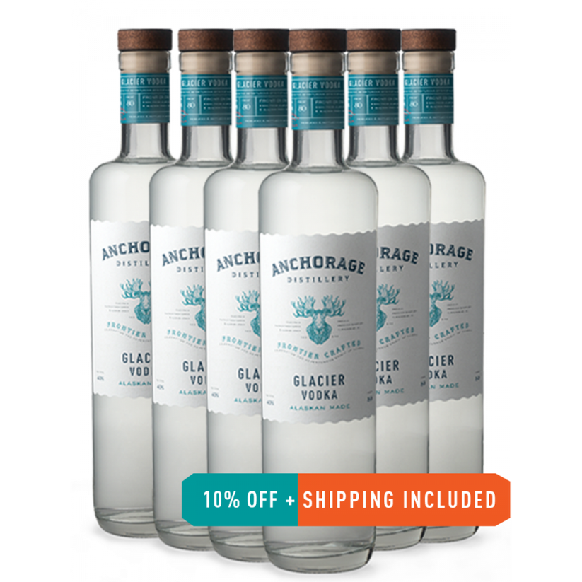 Glacier Vodka 6-Bottle Bundle – Anchorage Distillery